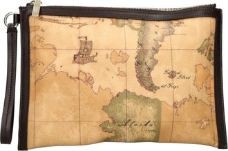 Alviero Martini 1A Classe Femme, Sacs, Brun, Taille: ONE Size Leather Clutch