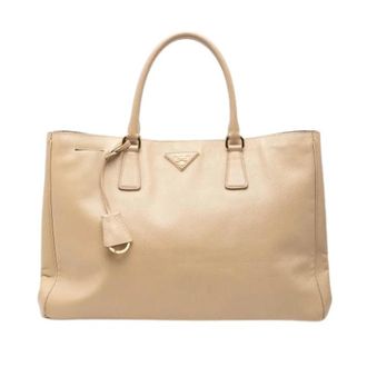 Prada Pre-owned Leder Tote - - Pre-owned - Damen - Beige - ONE SIZE