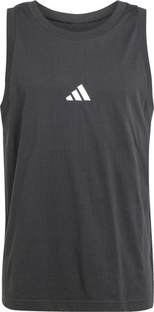 adidas Adidas Essentials Herren-Tanktop mit kleinem Logo, Single Jersey, schwarz / wei&szlig;, 3XL