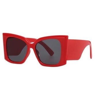 Generic Lunettes De Soleil &Agrave; Grande Monture For Hommes Et Femmes, For Les Sports, La Conduite(Red)