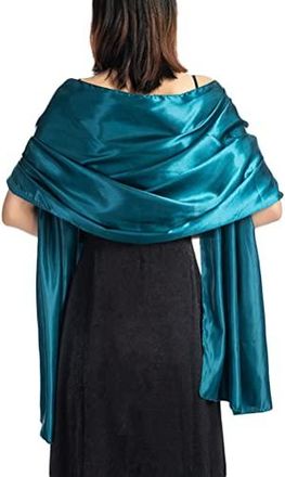 ORANDESIGNE Femme Elégante Echarpe Châle Foulard Etole Pashmina Longue Chic Belle Écharpe Châle Étole Brillante Cérémonies Fêtes Mariage Demoiselles DHonneur B Ve