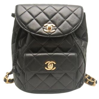 Chanel Pre-owned Matelasse Rucksack - - Pre-owned - Damen - Schwarzk - ONE SIZE