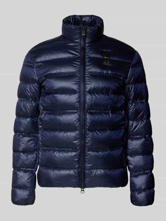 Blauer Regular Fit Steppjacke mit Stehkragen Modell BELMONT