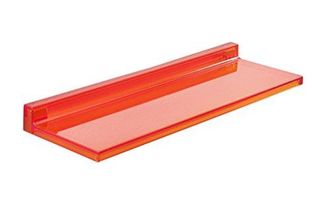 Kartell Shelfish, Orange Dark, 15 x 4 x 45 cm