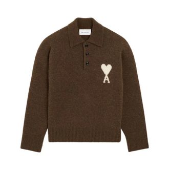 Ami Damen, Strickwaren, Braun, XSGr&ouml;&szlig;e