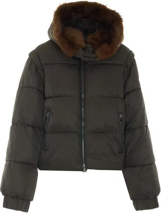 Pinko Blouson Rembourr&eacute; - Marron