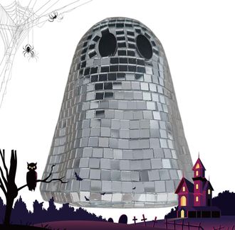 Generic Halloween-Tischdekoration - Geist Scheibe für Regale mit Ebenen, gruseliges wiederverwendbares Ornament für Regale, Schreibtisch, Ebenentablett