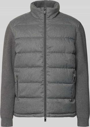 Christian Berg Steppjacke mit Stehkragen und Zweiwege-Rei&szlig;verschluss