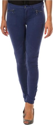 Met Stretch Skinny Jeans mit Rei&szlig;verschluss - - Jeans - Damen - Blau - W26