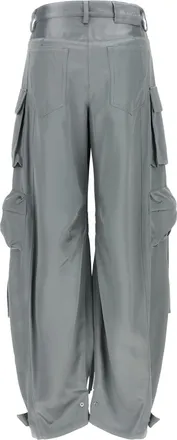 The Attico SUPERATTICO Cargo Pants - Gray