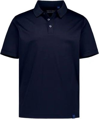 North Sails Herren Polo-Shirt blau Baumwoll-Jersey