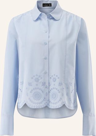 van Laack Van Laack Bluse Modern Fit blau