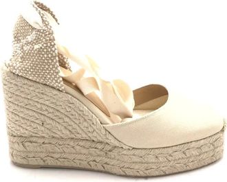 Castaner Femme, Chaussures, Beige, Taille: 38 EU Carina Wedge Espadrille