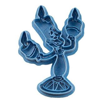 Cuticuter Lumiere Bella Y Bestia Ausstechform, Blau, 8 x 7 x 1.5 cm