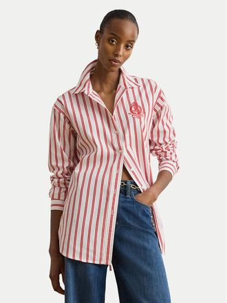 Lauren Ralph Lauren Hemd 200P08746002 Rot Relaxed Fit