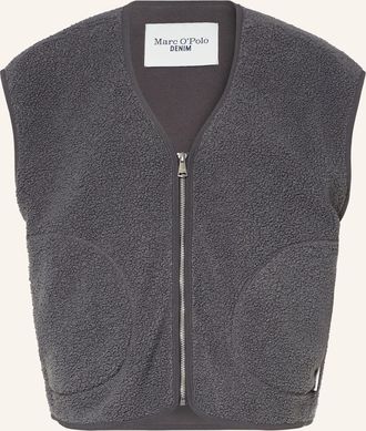 Marc O'Polo Denim Marc Opolo Denim Teddyfell-Weste grau