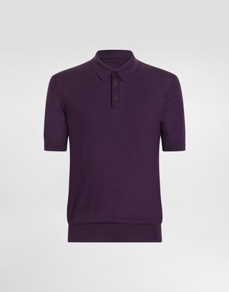 Dolce & Gabbana Poloshirt Aus Kaschmir - Mann Strickwaren 44