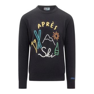 MC2 Saint Barth Homme, Pulls, Rose, Taille: 2XL Heron Crewneck Sweater