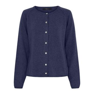 BTF-CPH Feinstrick-Kaschmircardigan - - Knitwear - Damen - Blau - 2XL
