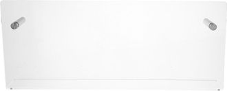 Aboofan Transparentes Schwebendes Wandregal aus Acryl Multifunktionales Buch Magazin Display Einfache Montage ohne Bohren Stilvoller Bücherhalter für Zuhause 