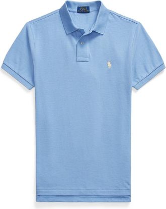 Ralph Lauren Piqu&eacute;-Poloshirt aus Baumwolle mit Logo-Stickerei, Slim Fit in