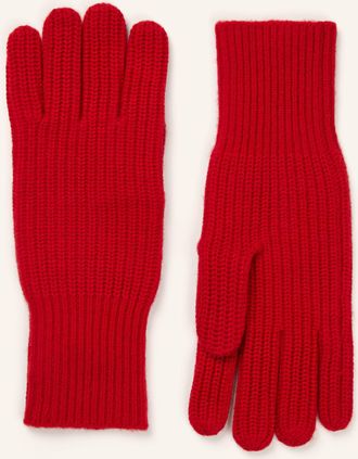 Mrs & Hugs Mrs & Hugs Handschuhe Mit Cashmere rot