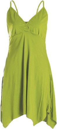 vishes Sommerkleid Damen Bio-Baumwolle Spaghettitr&auml;ger-Kleid Hippie, Ethno, Goa Style