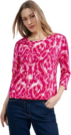 Cecil Damen T-Shirt mit 3/4 Arm pink sorbet XS