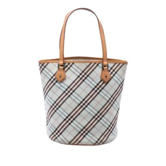 Burberry Sac cabas doccasion - Femme - Pre-owned - Bleu - Taille: ONE Size