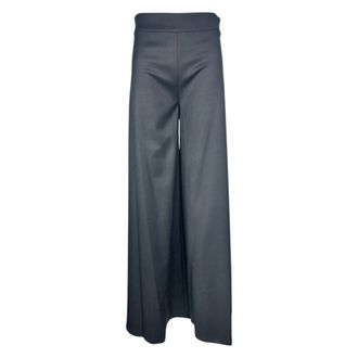 D.exterior Wide Hosen - - Trousers - Damen - Schwarzk - L