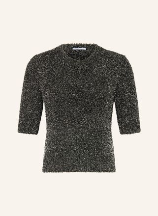 Mrs & Hugs Mrs & Hugs Strickshirt Mit Glitzergarn schwarz