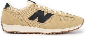 New Balance Baskets en cuir et coton m&eacute;lang&eacute;s