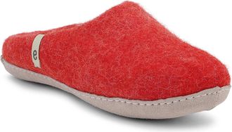 Egos Hausschuhe Damen und Herren 39 Rostrot | Warme und Bequeme Filzschuhe für Winter und Sommer | Handgefertigte Filzhausschuhe Damen aus 100% natürlicher