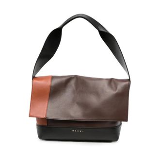 Marni Sacs &agrave; &eacute;paule - Femme - Sacs - Brun - Taille: ONE Size