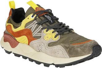 Flower Mountain Low-Top Sneaker - Layered Sneakers With Suede Sneakers - Gr. 45 (EU) - in Beige - für Damen