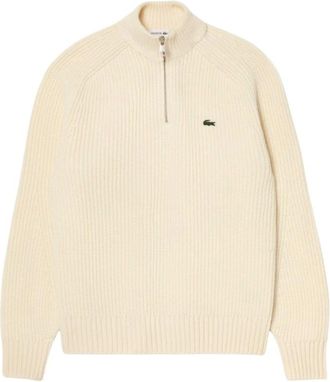 Lacoste Homme, Pulls, Beige, Taille: M V-neck Tricots