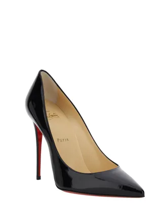 Christian Louboutin Womens Kate Pumps Black High Heel Shoes