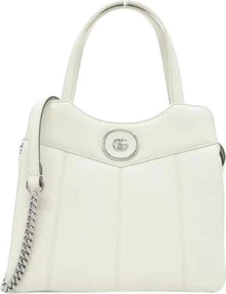Gucci Pre-owned Sac bandouli&egrave;re Petite GG en cuir - Femme - Pre-owned - Beige - Taille: ONE Size