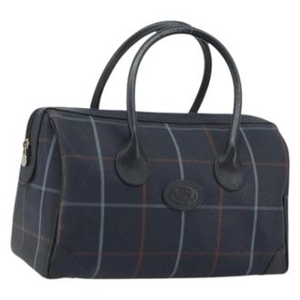 Burberry Pre-owned Vintage Boston Bag - Femme - Pre-owned - Bleu - Taille: ONE Size