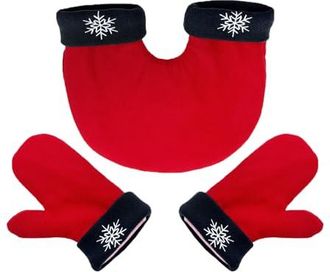 Generico Gant pour couple complet - Gant pour couple de No&euml;l 26 &times; 25 cm, utilisation durable | Gants en polaire en coton polaire Bf Gf qui tiennent vos mains f