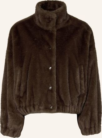 Max Mara Weekend Max Mara Kunstfell-Jacke Anemone braun