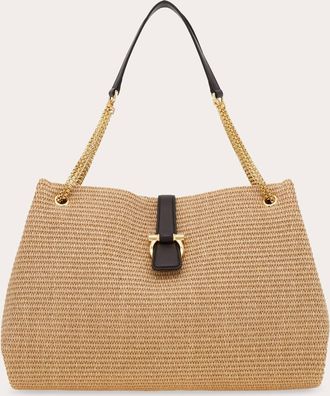 Ferragamo Damen Ferragamo Mia Totebag (L) Braun