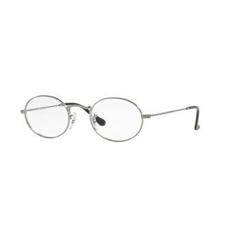 Ray-Ban unisex, Accessoires, Gris, Taille: 48 MM Montures de lunettes ovales