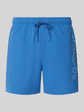 Jack & Jones Badehose mit Label-Print Modell MAUI WAVE