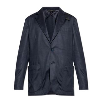 Brioni Blazer mit Karomuster - - Jackets - Herren - Blau - XL