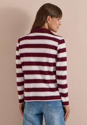 Cecil Langarmshirt aus reiner Baumwolle