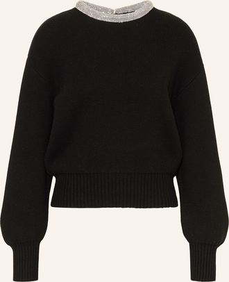 Reiss Reiss Pullover Crissie Mit Schmucksteinen schwarz