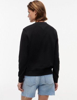 Tommy Jeans Sweatshirt TJW REG ESS LOGO 1 CREW EXT Baumwolle, Logodruck