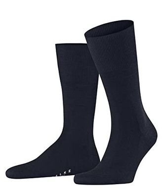 Falke Airport M So laine coton unies 1 paire, Chaussettes Homme, Bleu Space Blue 6116, 45-46