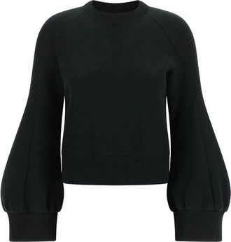sacai Rundhalspullover - Schwarz
